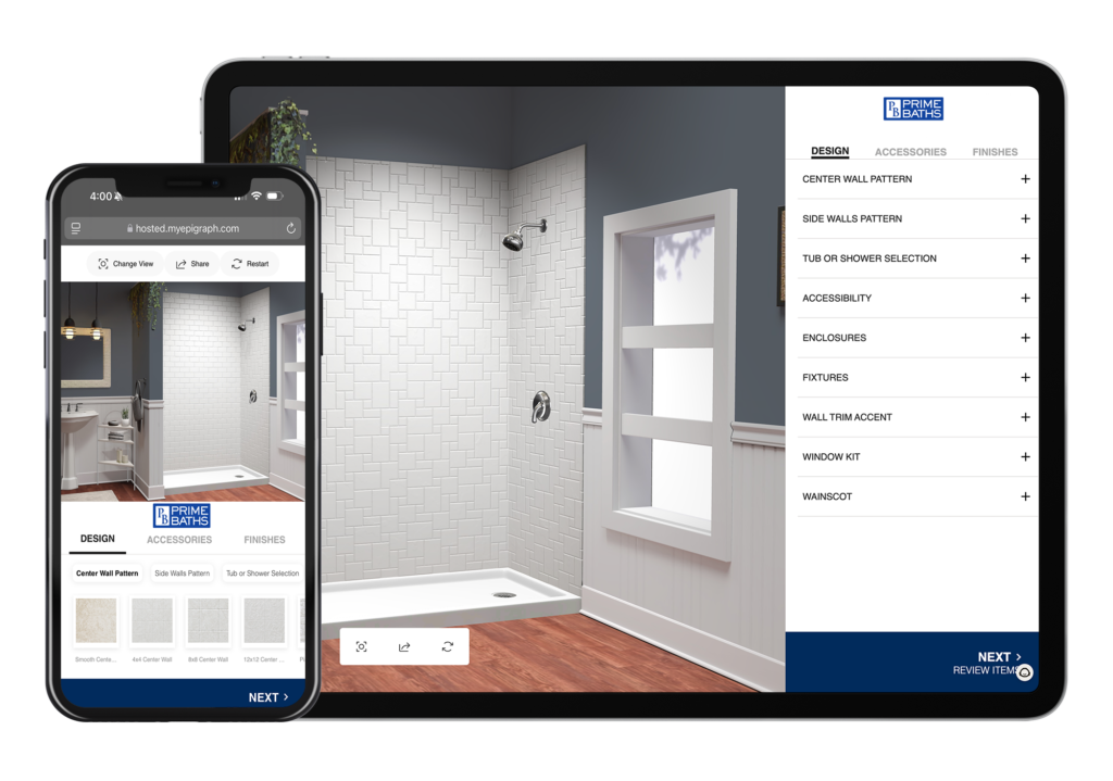 Bathroom Remodel Virtual Design Tool | Baths By Aero